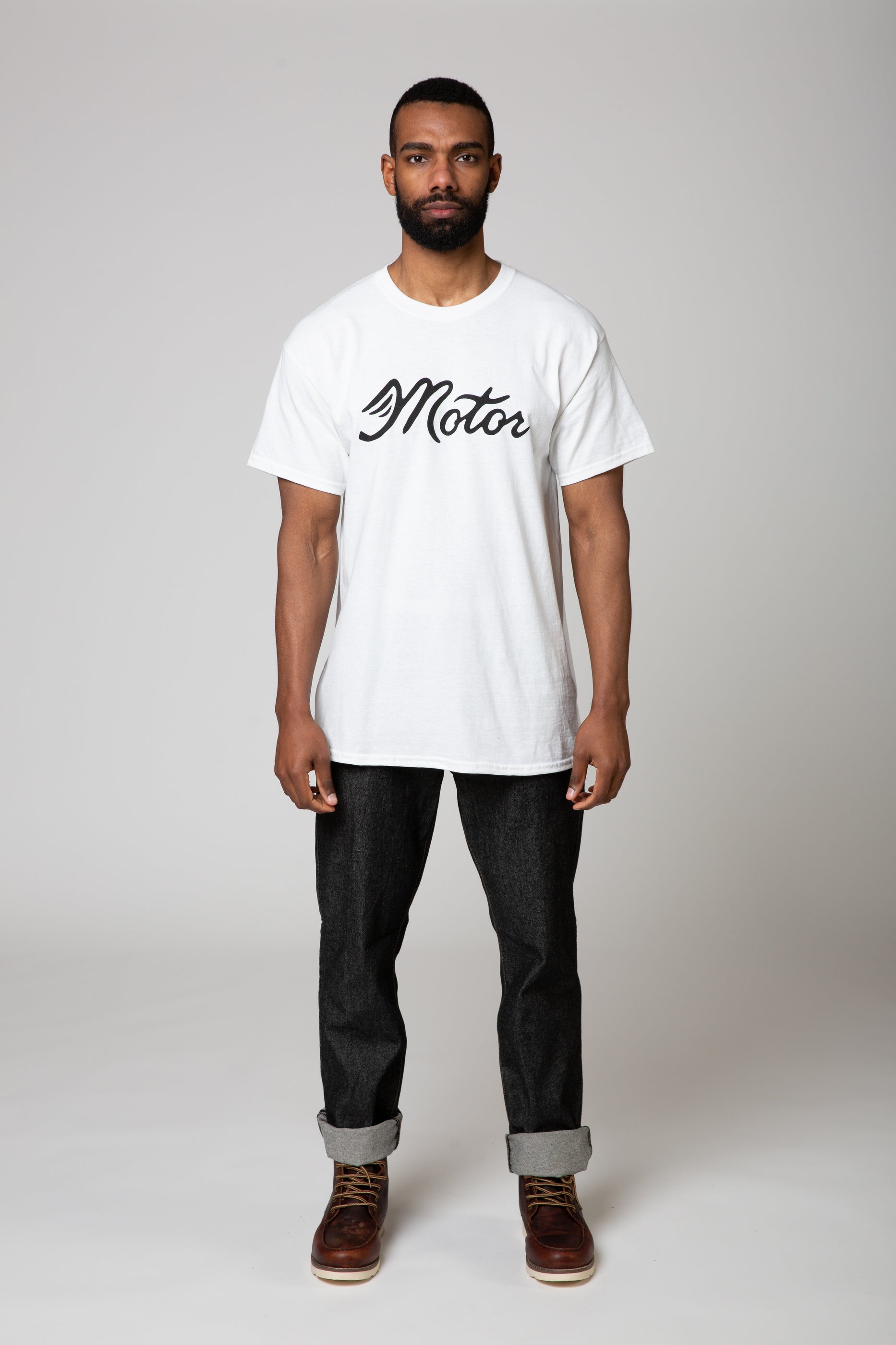 White Winged Full Chest Print – Made On The Open Road